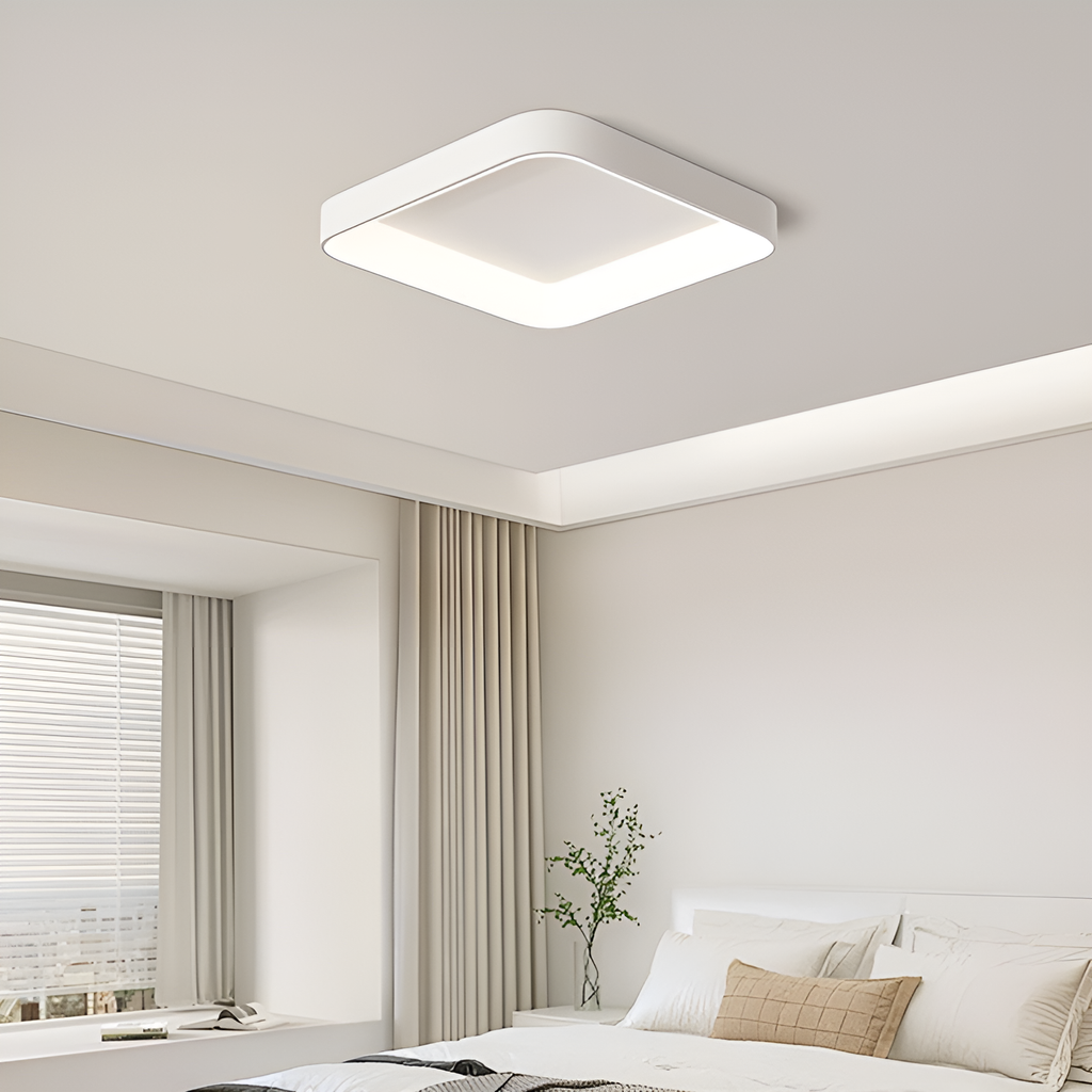 Стельовий світлодіодний світильник з пультом D-45 LED Ceiling Squares ...